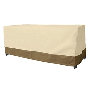 vanteriam outdoor rectangular / oval patio dining table cover-waterproof large outdoor patio furniture cover for dining table