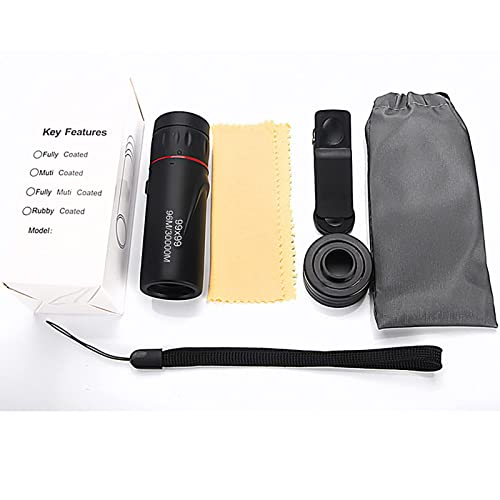 LIMENG Mini Telescope for Adults,99x99 HD Optical Focus Telescope Waterproof Mini Monocular Telescope for Sporting Events,Concerts,Camping Scope,Travelling,Black