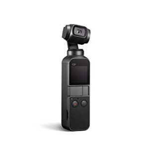 DJI Osmo Pocket - Handheld 3-Axis Gimbal Stabilizer with integrated Camera 12 MP 1/2.3” CMOS 4K60 Video, for YouTube, TikTok, Video Vlog, Streamlabs, Attachable to Smartphone, Android, iPhone, Black