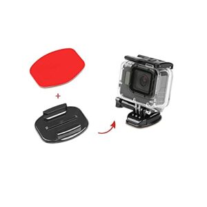 Helmet Adhesive Sticky Mounts and Buckle and Thumb Screws Accessory Kit,Compatible with GoPro Hero 11 10 9 8 Max Go Pro 7 6 5 4 3 3+2018 Session Fusion Insta360 DJI Osmo AKASO