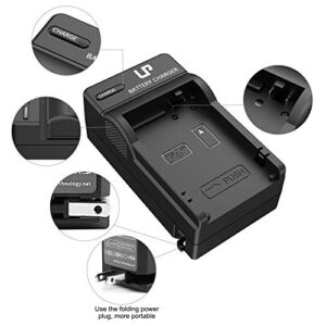 LP-E8 Battery Charger, LP Charger Compatible with Canon EOS Rebel T2i, T3i, T4i, T5i, 550D, 600D, 650D, 700D, Kiss X4, X5, X6i, X7i Cameras & More (Not for T2 T3 T4 T5)