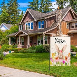 Easter Garden Flag 12×18 Inch Double Sided Holiday Seasonal Spring Farmhouse Home Yard Outdoor Decorations