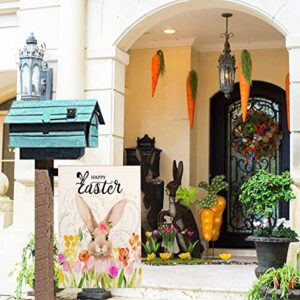 Easter Garden Flag 12×18 Inch Double Sided Holiday Seasonal Spring Farmhouse Home Yard Outdoor Decorations