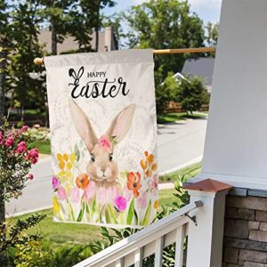 Easter Garden Flag 12×18 Inch Double Sided Holiday Seasonal Spring Farmhouse Home Yard Outdoor Decorations