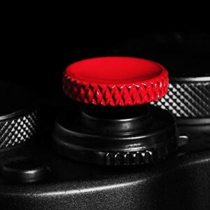 camera shutter button (2 pack/red) upscale and delicate soft shutter release button