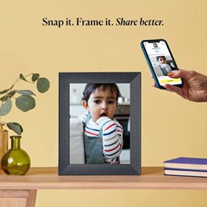 Aura Mason Luxe 2K Smart Digital Picture Frame 9.7 Inch WiFi Cloud Digital Photo Frame, Free Unlimited Storage, Send Photos from Anywhere - Pebble