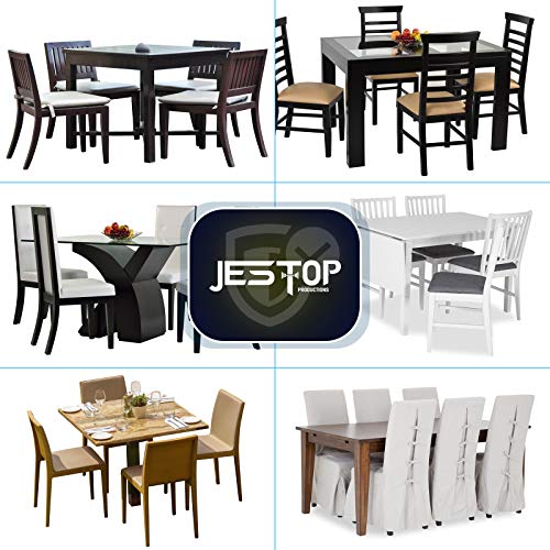 JESTOP Patio Furniture Covers, 600D Rectangular Outdoor Table Cover Waterproof Windproof Heavy Duty Oxford Fabric Anti-UV Patio Table and Chair Cover (67”L x 37”W x 28”H )