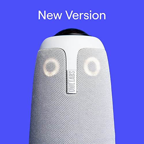 Meeting Owl 3 (Next Gen) 360-Degree, 1080p HD Smart Video Conference Camera, Microphone, and Speaker (Automatic Speaker Focus & Smart Zooming)