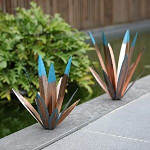 Metal Tequila Country Sculpture DIY Tequila Plant Home Decor Country Tequila Garden Ornament Indooutdoor Statuette Patio Lawn Patio Stake Decoration Gift to The Garden