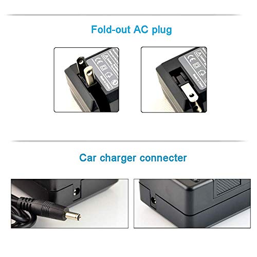 Venwo 2 Pack NB-6L/NB-6LH Battery and Charger kit Compatible with Canon PowerShot SX540 HS, SX530 HS, SX520 HS, SX510 HS, SX500 HS, SX170 is,SX700 HS, SX710 HS,SX610 HS, SX600 HS, S120, D20, D30, S90