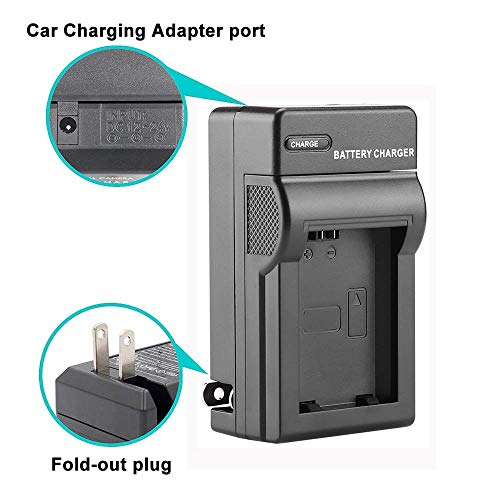 Venwo 2 Pack NB-6L/NB-6LH Battery and Charger kit Compatible with Canon PowerShot SX540 HS, SX530 HS, SX520 HS, SX510 HS, SX500 HS, SX170 is,SX700 HS, SX710 HS,SX610 HS, SX600 HS, S120, D20, D30, S90