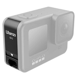 ULANZI Select G9-2 Protective Cover for Gopro Hero 9/10 Black, Battery Charging Door Vlog Accessory for Go pro 9 10 Action Cam