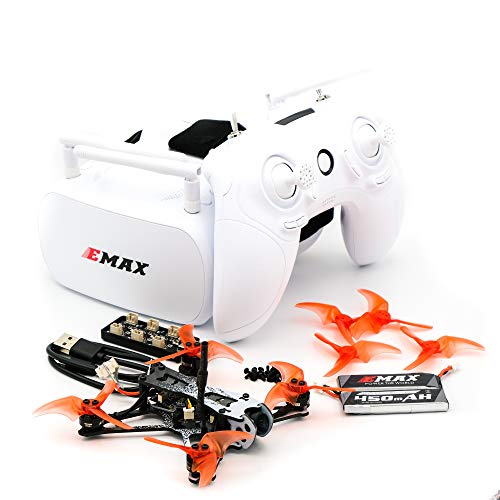 EMAX Tinyhawk 2 Freestyle 2.5 inch FPV Drone for Beginners Ready to Fly RTF Kit 200mw 2s Carbon Fiber Frame 7000KV