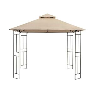 garden winds toni gazebo replacement canopy top cover – riplock 350