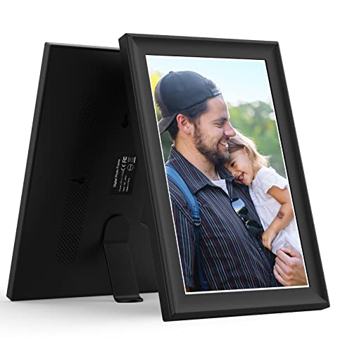 FRAMEO 10.5 Inch Smart WiFi Digital Photo Frame 1920x1280 FHD IPS LCD Touch Screen, Auto-Rotate, 32GB Storage, Support SD Card & USB Drive, Share Moments Instantly via Frameo App from Anywhere