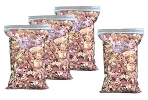 vundahboah amish goods cedar wood mulch chips shavings for garden- screech owl house/box- organic bedding (6 quart (1.5 gallon))