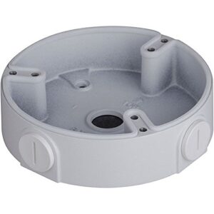 dahua pfa137 junction box material: aluminum,color: white,dimension: ?122mm33.8mm,weight: 0.18kg