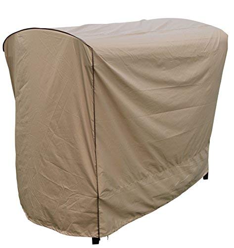 SORARA Swing Chair Cover Outdoor 3 Triple Seater Hammock Swing Glider Canopy Cover, All Weather Protection, Water Resistant, 80" L x 57" W x 72" H