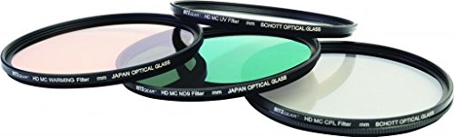 Ritz Gear™ 40.5mm Premium HD MC Super Slim Lens Filter Set (UV, CPL, ND9, Warming) with Schott Optical Glass