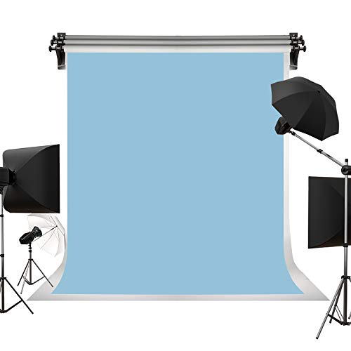 Kate 6ft×9ft Solid Light Blue Backdrop Portrait Photography Background for Photography Studio Children and Headshots Sky Blue Backdrop Background for Photography Photo Booth