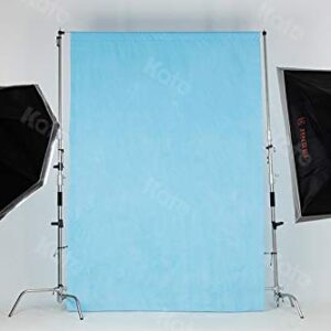 Kate 6ft×9ft Solid Light Blue Backdrop Portrait Photography Background for Photography Studio Children and Headshots Sky Blue Backdrop Background for Photography Photo Booth