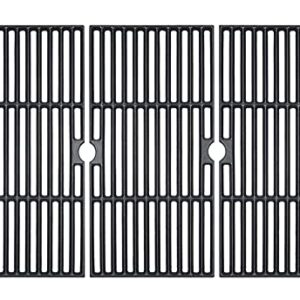 GasSaf Grill Grates Replacement for Backyard GBC1255W, GBC1460W, BC1461W, Uniflame GBC1059WB, GBC1143W-C, Better Homes & Garden GBC1362W, GBC1562W and Other Grills (16 1/4 X 29 5/8")(Set of 3-Pack)