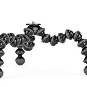 JOBY Gorillapod 1K Stand. Lightweight Flexible Tripod 1K Stand for Mirrorless Cameras or Devices Up to 1Kg (2.2Lbs). Black/Charcoal