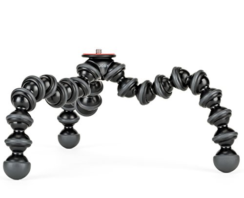 JOBY Gorillapod 1K Stand. Lightweight Flexible Tripod 1K Stand for Mirrorless Cameras or Devices Up to 1Kg (2.2Lbs). Black/Charcoal