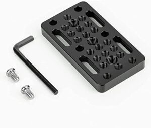 smallrig switching plate camera easy plate for railblocks, dovetails and short rods – longer version – 1598