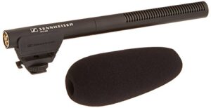 sennheiser professional mke 600 shotgun microphone with xlr-3 to 3.5mm connector for video camera/camcorder