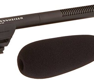 Sennheiser Professional MKE 600 Shotgun Microphone with XLR-3 to 3.5mm Connector for Video Camera/Camcorder