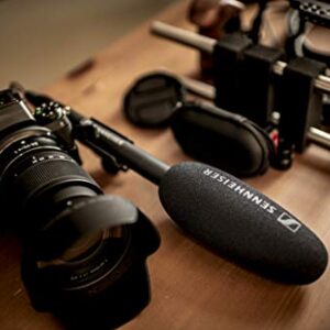 Sennheiser Professional MKE 600 Shotgun Microphone with XLR-3 to 3.5mm Connector for Video Camera/Camcorder