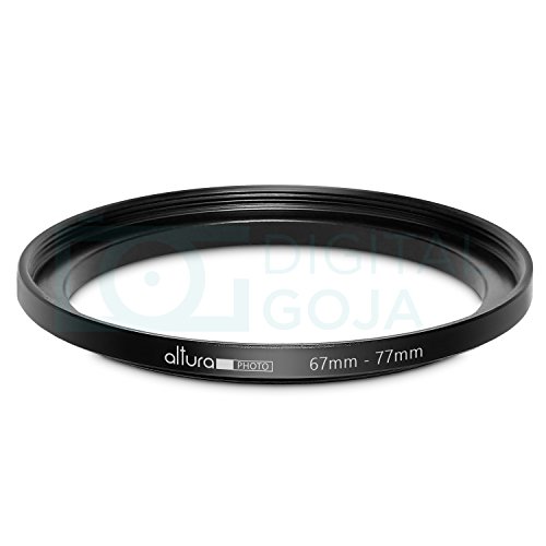 Altura Photo 67-77MM Step-Up Ring Adapter (67MM Lens to 77MM Filter or Accessory)