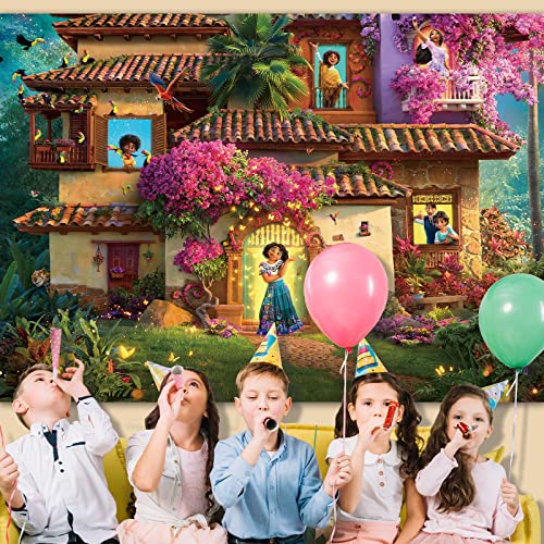 7x5FT Magic House Backdrop,Magic Movie Backdrop Magical House Background Party Decor Magic Theme Birthday Party Backdrop Supplies for Girls