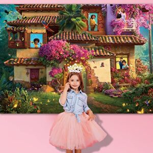 7x5FT Magic House Backdrop,Magic Movie Backdrop Magical House Background Party Decor Magic Theme Birthday Party Backdrop Supplies for Girls