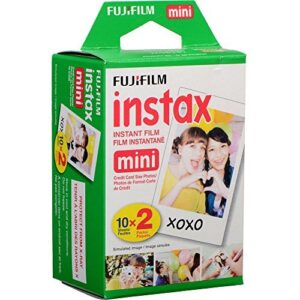 fujifilm instax mini instant film, 2 x 10 shoots x 2pack (total 40 shoots) value set