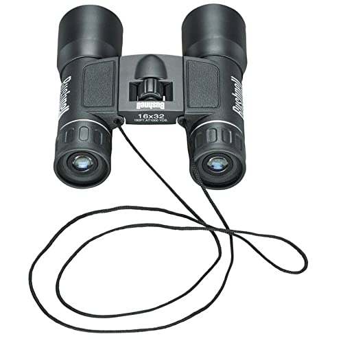 Bushnell Powerview 10x25 Compact Folding Roof Prism Binocular (Black)