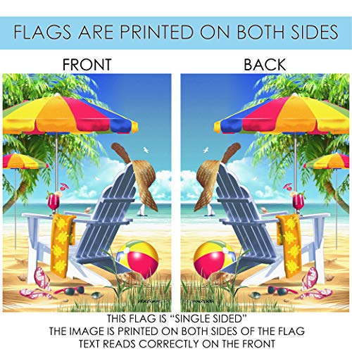 Toland Home Garden 1010402 Fun in the Sun summer Flag 28x40 Inch Double Sided summer Garden Flag for Outdoor House Beach Flag Yard Decoration