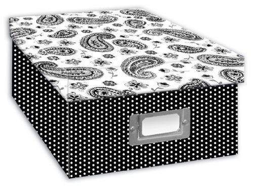 Pioneer B1BW Photo Storage Box, Black & White