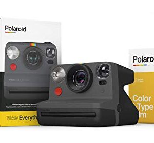 Polaroid Originals Now I-Type Instant Camera and Film Bundle - Everything Box Black (6026)