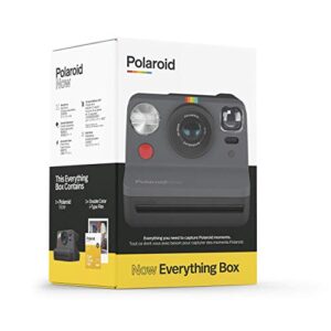 Polaroid Originals Now I-Type Instant Camera and Film Bundle - Everything Box Black (6026)