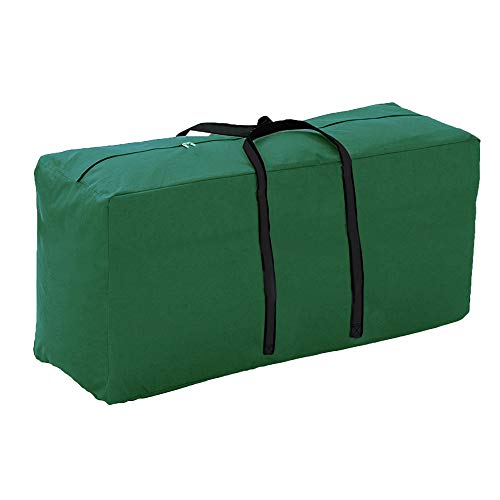 Linkool Outdoor Patio Furniture Seat Cushions Storage Bag with Zipper and Handles 68x30x20 Inches Waterproof