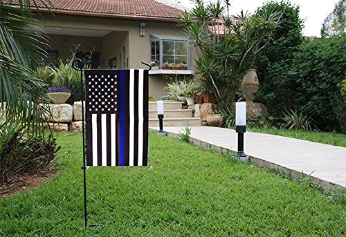 Thin Blue Line American 12 x 18 Inch Garden Flag Police Flag American Flag