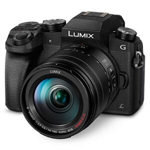 panasonic lumix g7 4k mirrorless camera, with 14-140mm power o.i.s. lens, 16 megapixels, 3 inch touch lcd, dmc-g7hk (usa black)