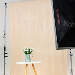 Kate 6ft×9ft Solid Beige Backdrop Portrait Photography Background for Photography Studio Children and Headshots Beige Backdrop Background for Photography Photo Booth