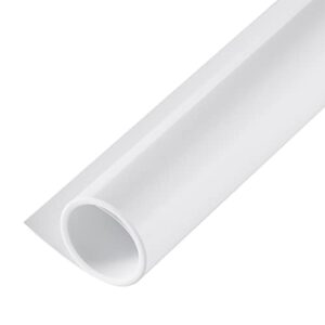 meking white pvc backdrop photography backdrop matte & reflective pvc background dual side vinyl photo backdrop for product video photography photo studio 24x51inch (60x130cm)