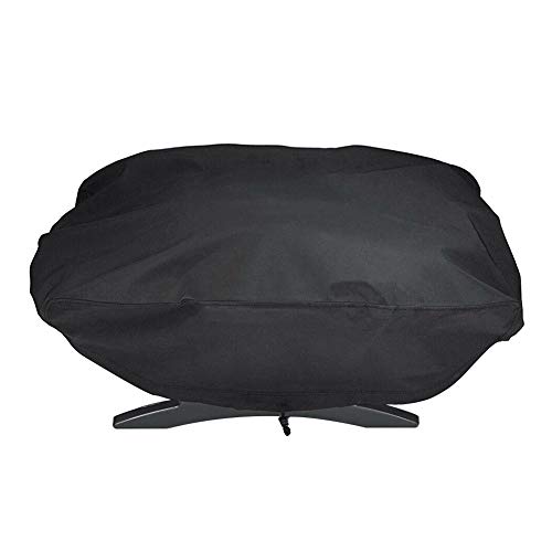 Grill Cover Garden Waterproof Anti Dust Protective Outdoor Windproof Accessories BBQ Stove Shield UV Resistant Polyester Portable for Weber 7110 Q1000