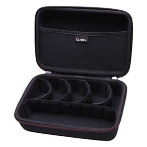 ltgem akaso camera case eva hard case for akaso ek7000/ek7000 pro, brave 4/7, v50x/v50 elite sports action camera (camera + mounts + accessories case)