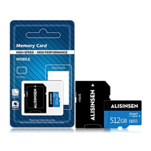 512GB Micro SD Card High Speed Class 10 Memory Card 512GB TF Card for Android Smartphone,Digital Camera,Car Navigation and Drone