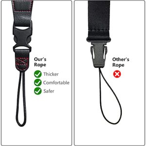 IGAVCPM Quick Release Camera Strap - Adjustable and Comfortable Camera Shoulder Sling Neck Belt for Canon, Nikon, Fujifilm DSLR/SLR Camera and More (Black)